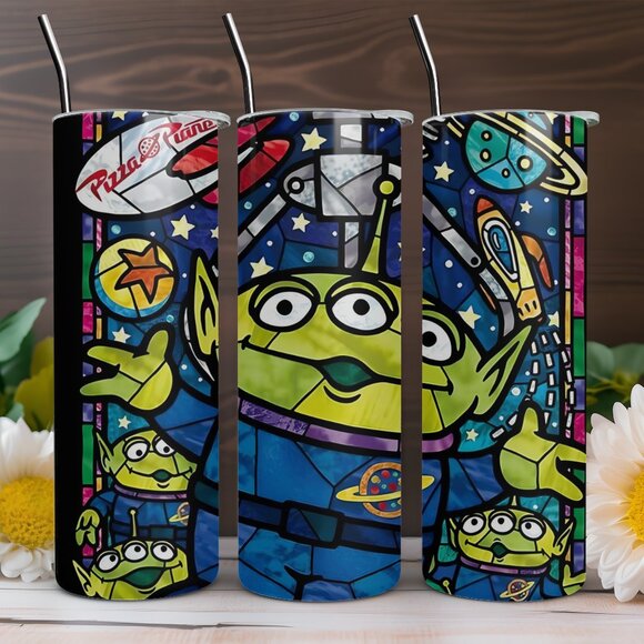 Dining | Toy Story Claw Machine Alien 2 Oz Skinny Straight Tumbler ...